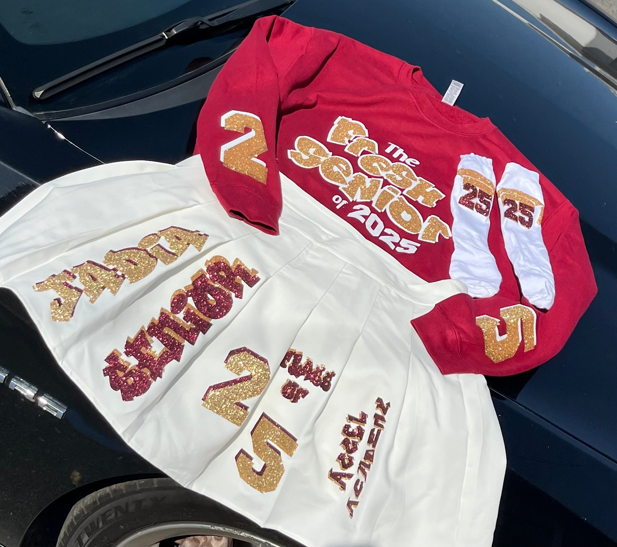 Custom Skirt Set (Graduation) – Custom Creations & Beyond