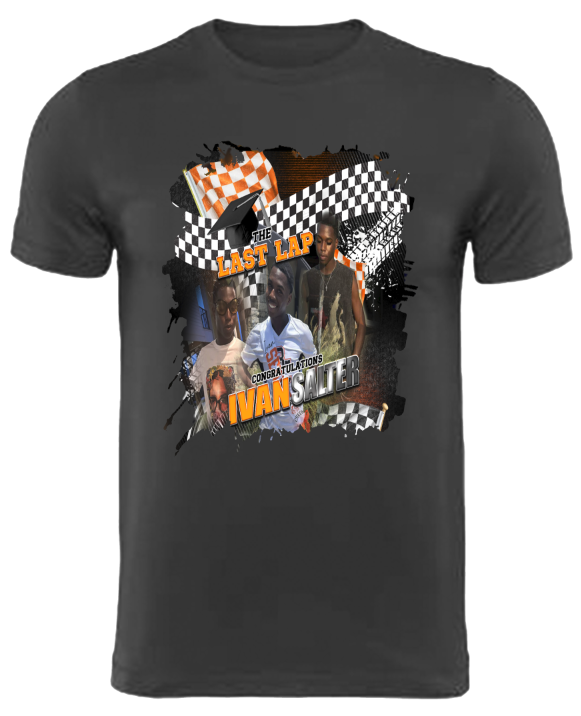 (Ivan Salter) Graduation Center Print T-Shirt – Custom Creations & Beyond