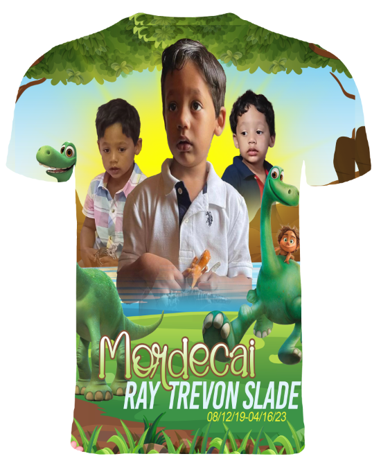 3d All Over Print Memorial T-Shirt (Mordecai Slade) – Custom Creations ...